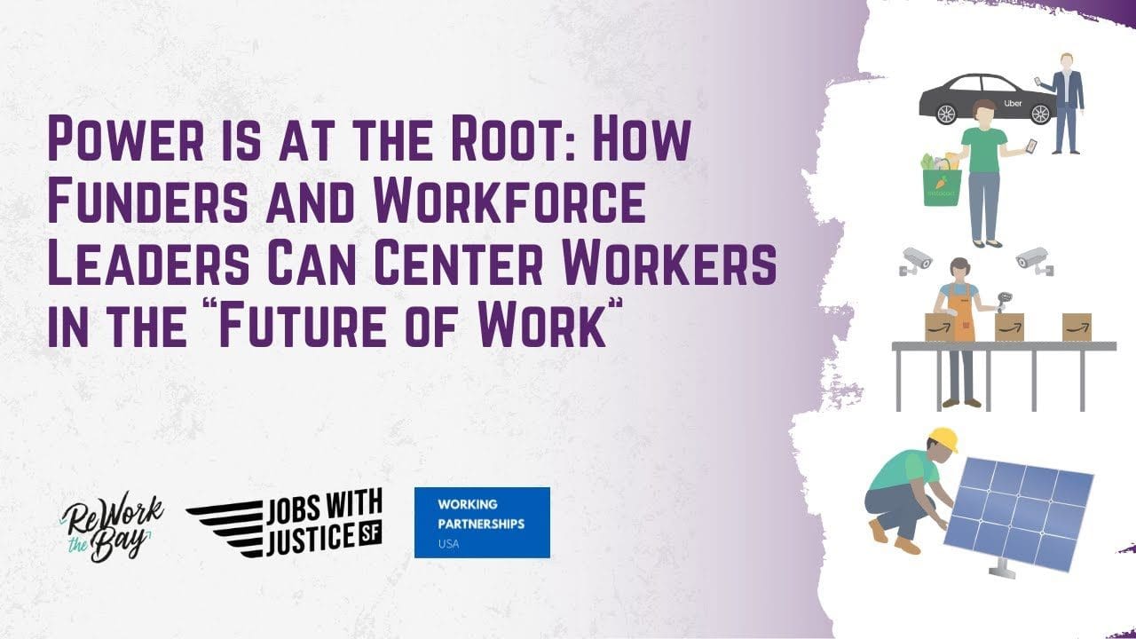 Power is at the Root How Funders and Workforce Leaders Can Center ...