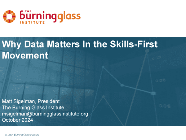 RON 2024: BGI - Why Data Matters in the Skills-first Movement - Retail Opportunity Network